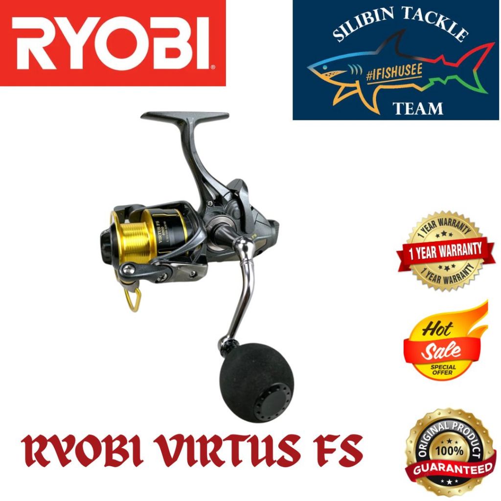 RYOBI VIRTUS FS FISHING SPINNING REEL SERIES 🔥 | Shopee Malaysia