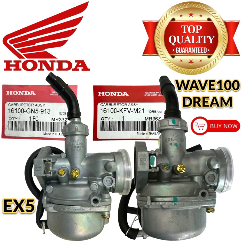 🔥HONDA KEIHIN EX5 / DREAM / WAVE100 CARBURETOR ASSY KARBURATOR THAILAND ...