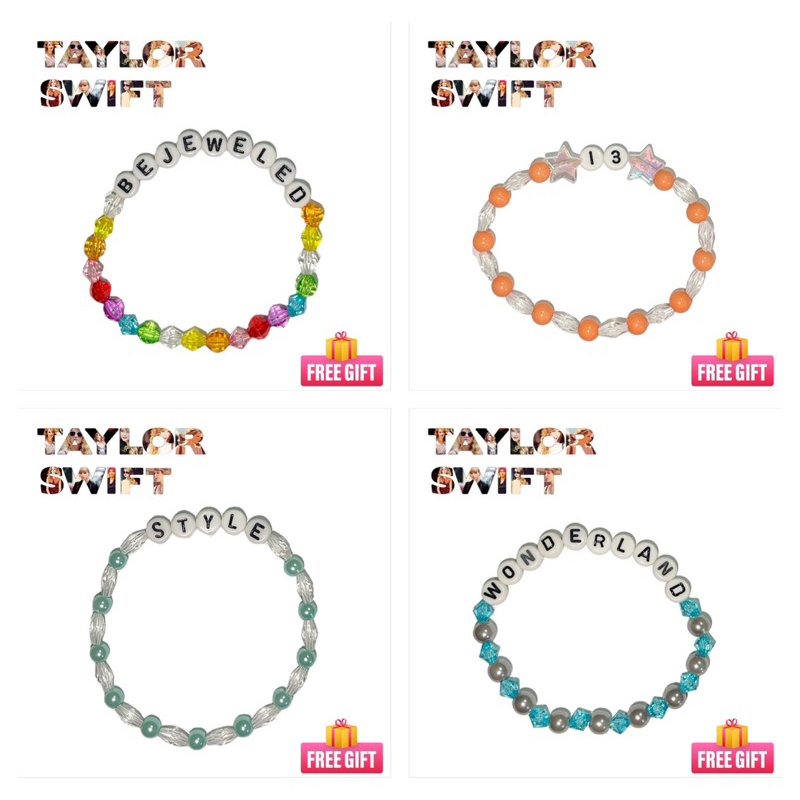Taylor Swift Inspired Friendship Bracelet Swifties | Shopee Malaysia