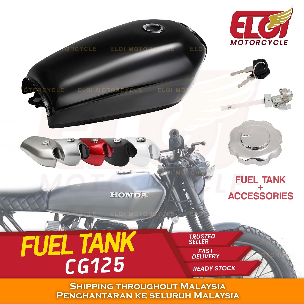 💥READY STOCK MALAYSIA💥 UNIVERSAL 9L HONDA CG125 PETROL FUEL TANK CUSTOM ...