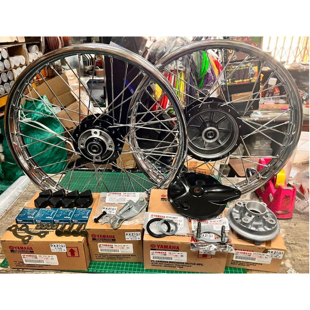 YAMAHA RXZ RIM COMPLATED SET UNION CYCLE HUB HLY BEARING KOYO FREE ...