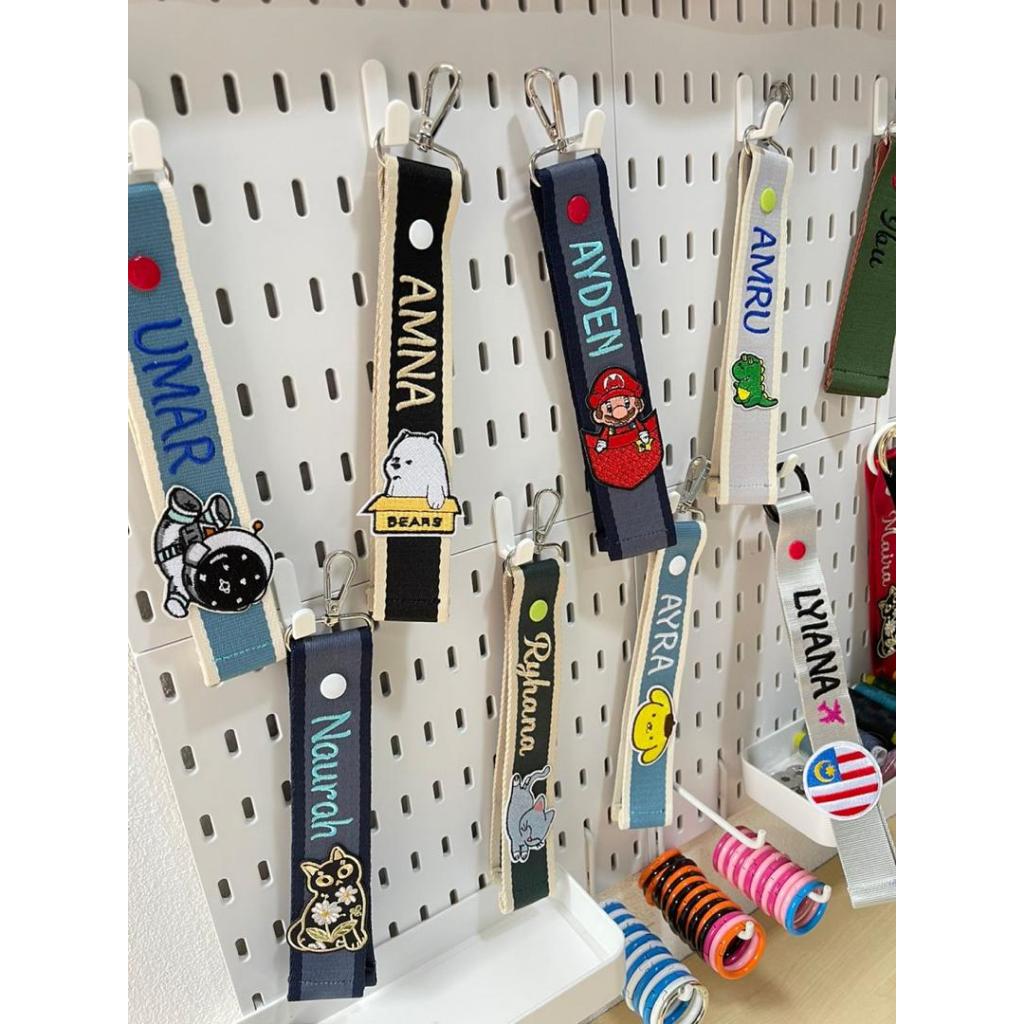 BAG TAG / LUGGAGE TAG / TAG BEG SEKOLAH (BOLEH GUNA AS KEYCHAIN/BAG TAG ...