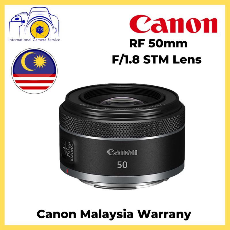 Canon RF 50mm f/1.8 STM Portrait Lens for any Canon Mirrorless Camera R50 R10 R100 R7 R6 R6MK2 ...