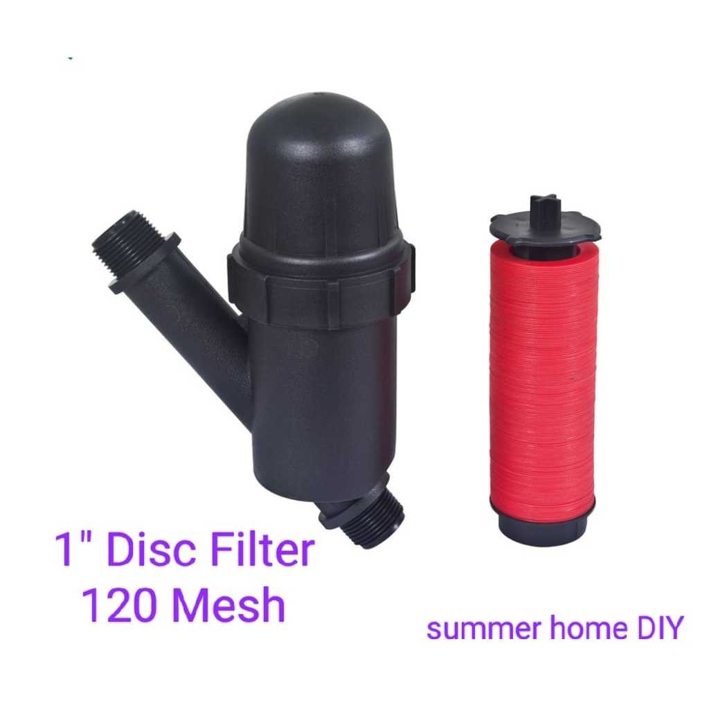 Irrigation Disc Water Filter 1"Inch-25mm (Y type) 120 Mesh 130 Micron ...