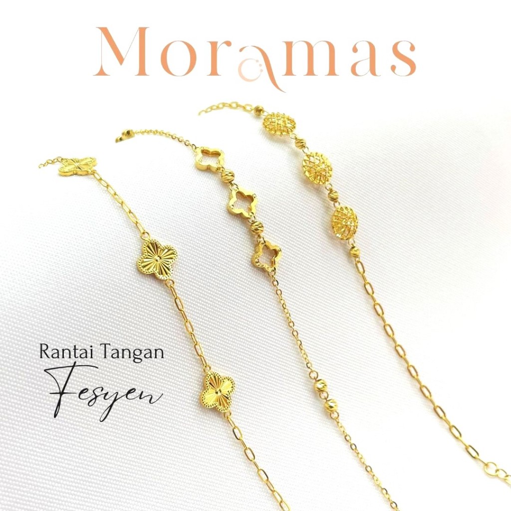 Moramas FASHION Bracelet 916 Gold/ Rantai Tangan FESYEN Emas 916 / 时尚手链 ... Moramas FASHION Bracelet 916 Gold/ Rantai Tangan FESYEN Emas 916 / 时尚手链 ...