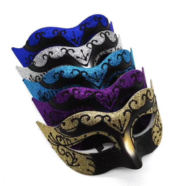 MSIA Ready Stock/ Classic Jazz Party Mask Halloween Masquerade Men ...
