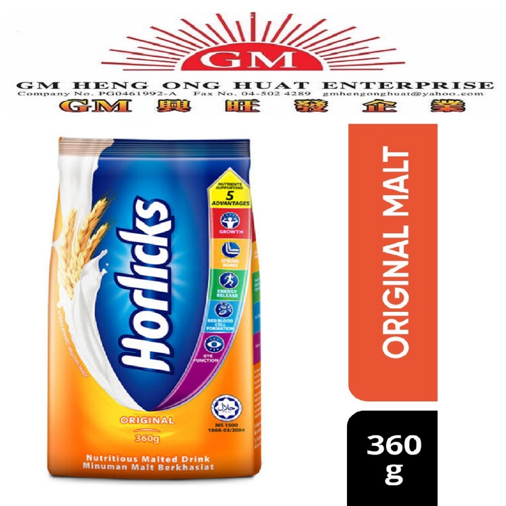 HORLICKS Nutritious Malted Drink Original (360g) | Shopee Malaysia