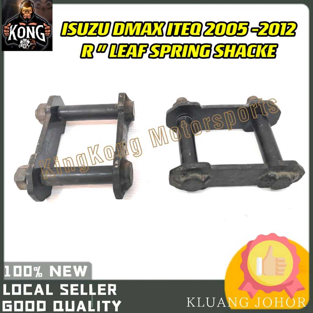 ISUZU DMAX ITEQ 2005-2012 REAR LEAF SPRING SHACKLE STANDARD SIZE LEFT ...