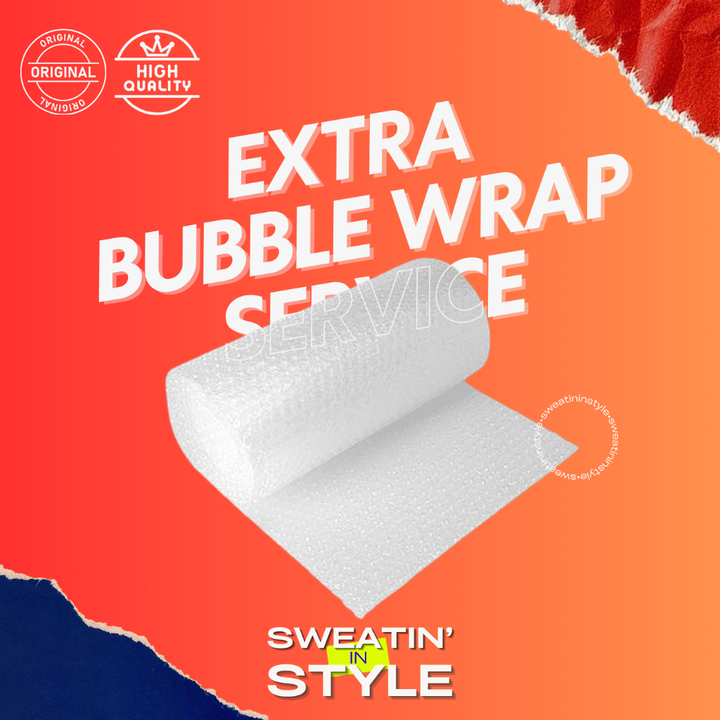 [ADD ON] Extra Bubble Wrap Protection Packaging Service | Shopee Malaysia
