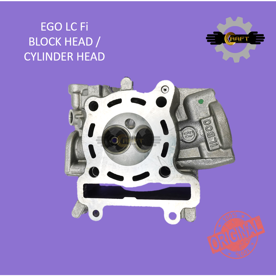 YAMAHA EGO-LC Fi 1LB-E1102-00 CYLINDER HEAD BLOCK HEAD EGO LC FUEL ...