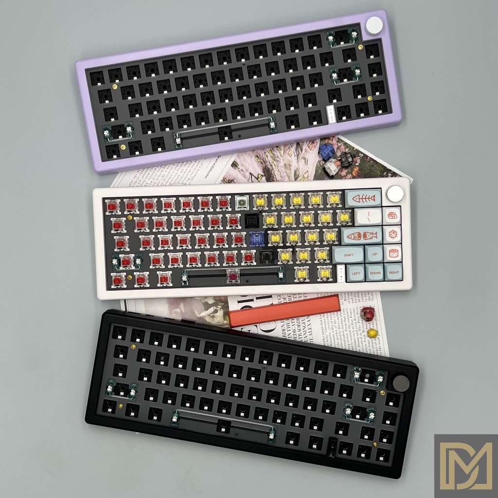 [LOCAL STOCK] Zuoya GMK67 Keyboard Kit 65% Hotswap Bare Bone RGB Knob 3 ...