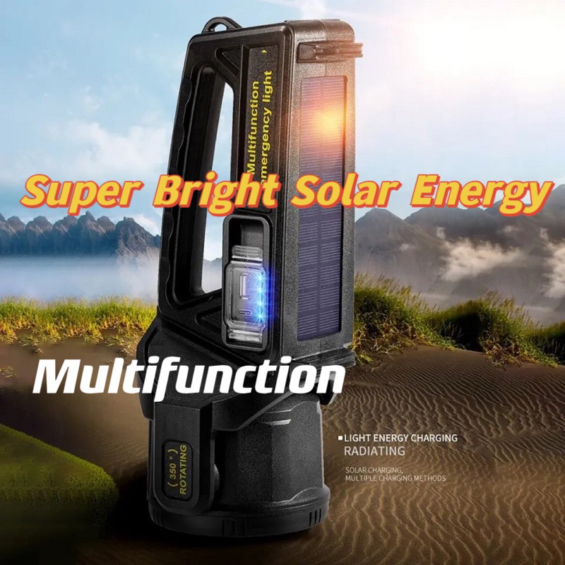 Portable Light powerful rechargeable emergency light working light ...