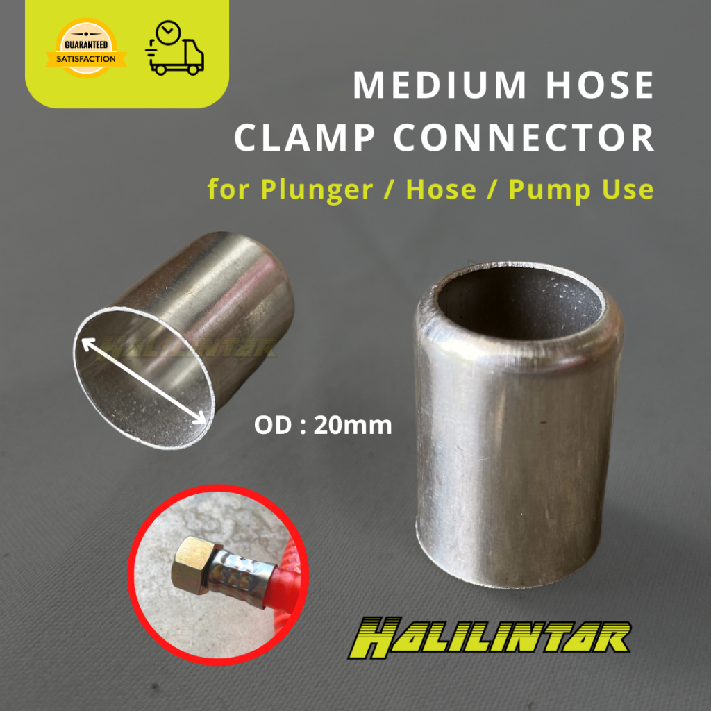 Feru Hose Connector Clamp 20mm for Hose Water Plunger Pump | Shopee ...