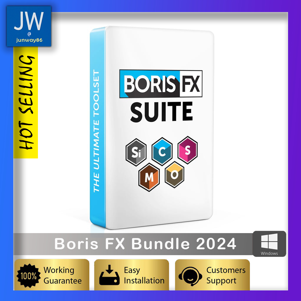 Boris FX Bundle 2024 Plug-ins for Adobe / OFX ( Vegas, Davinci etc) - Full Version with ...