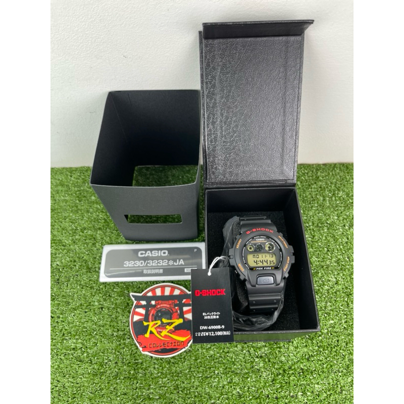 ORIGINAL G-SHOCK FOX FIRE [ DW-6900B-9 ] Digital Watch/JDM Item/Jam ...