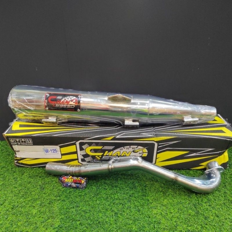 EXHAUST CUTTING STANDARD CROME 26MM 28MM THAI CHAN SPEED W100/CLASS1 ...