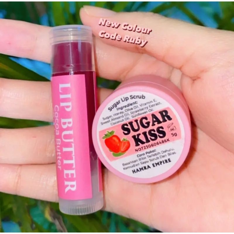 CLEAR STOCK! Lip Butter Ruby + Sugar kiss | Shopee Malaysia