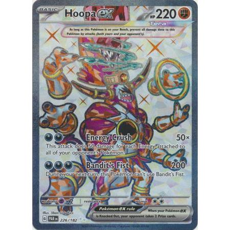 POKEMON TCG Hoopa ex - 226/182 - Full Art Secret Rare Scarlet & Violet ...