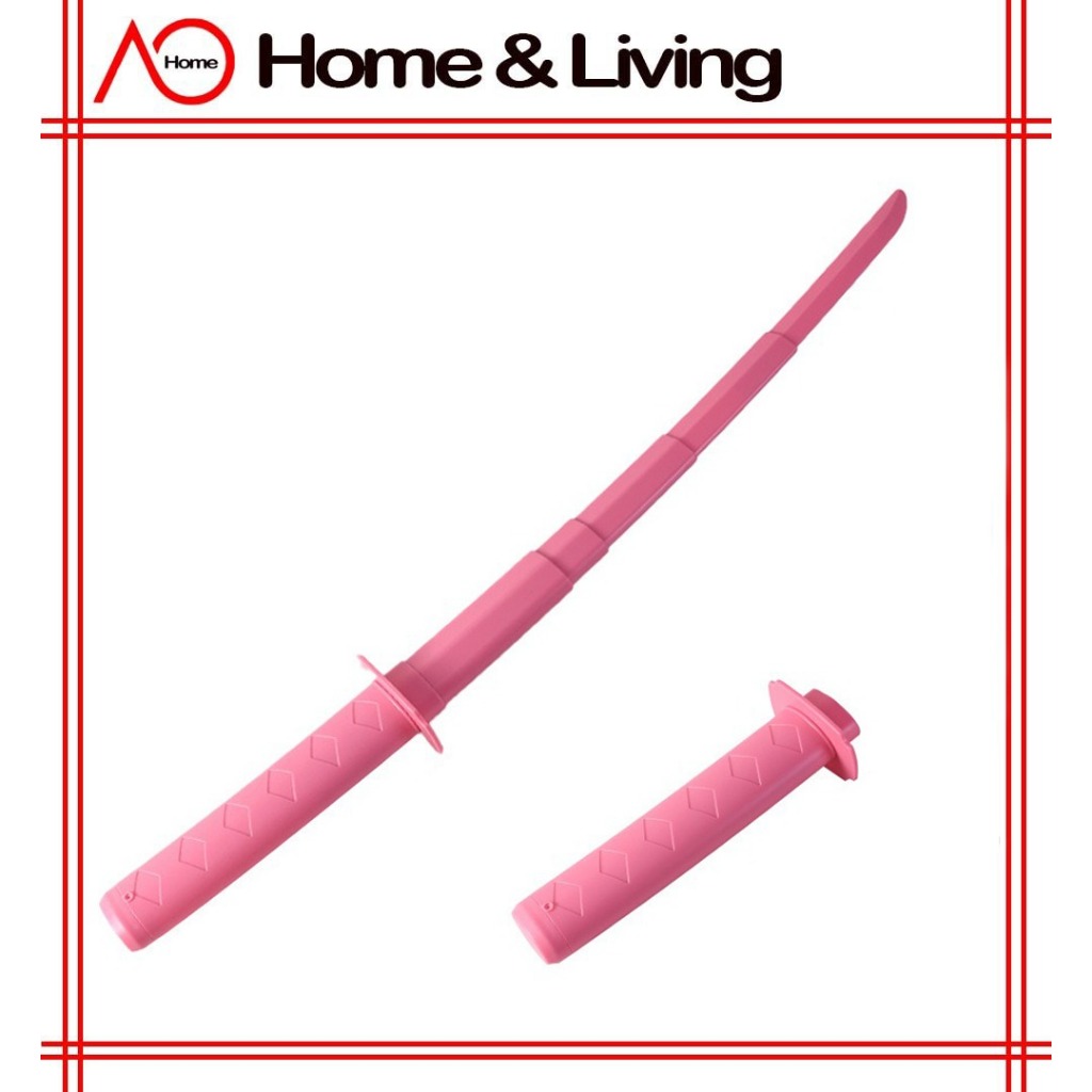 AO HOME Telescopic Katana Gravity Swing Sword Plastic Knife Retractable ...