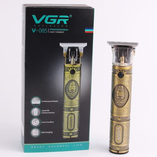 ORIGINAL VGR V-085 Steel Cordless Clipper Professional Hair Trimmer Rechargeable Hair Clipper ...