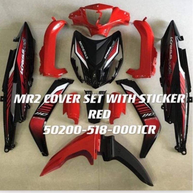 MODENAS MR2 COVER SET ORIGINAL WITH STICKER | Shopee Malaysia