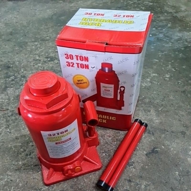 30 / 32 ton bottle jack hydraulic jack (with safety valve) | Shopee Malaysia