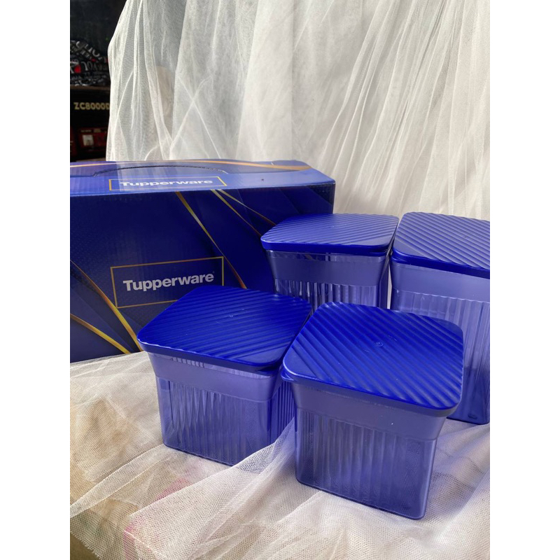 TUPPERWARE Elegant Square Set 🟦 Ready Stock | Shopee Malaysia