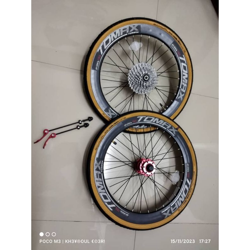 RIM WHEELSET BASIKAL BMX FOLDING 406 20" INCH TAYAR SCHWALBE | Shopee ...