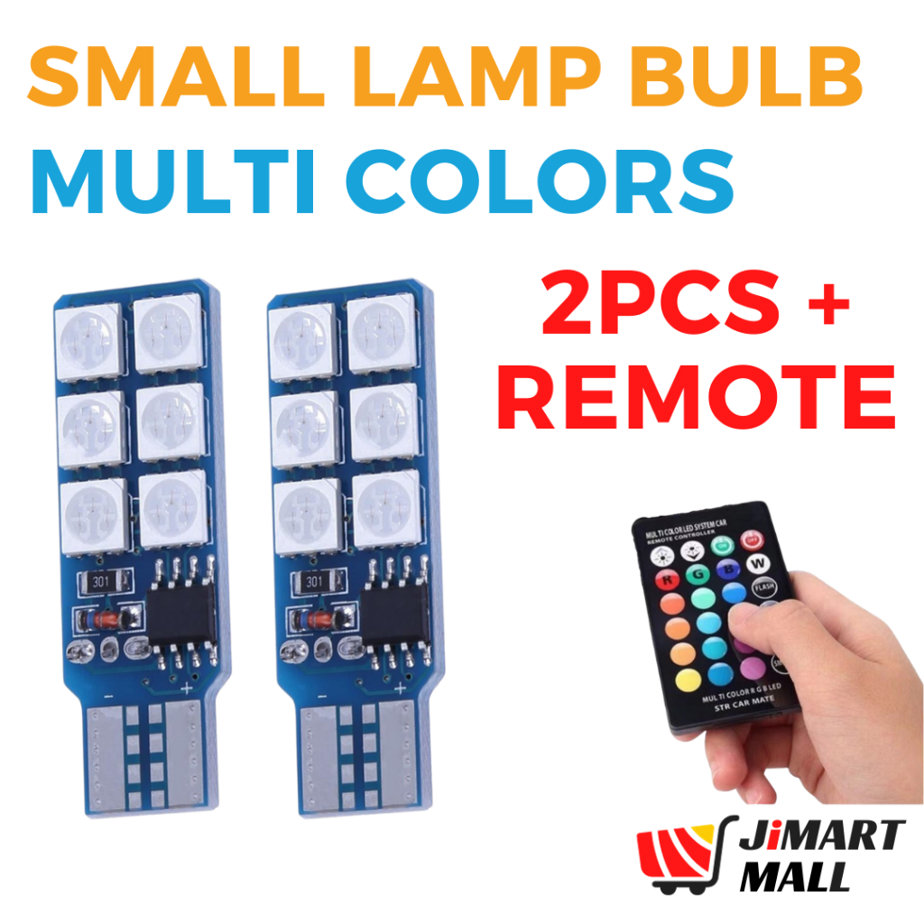 PROTON WIRA SMALL HEADLAMP LED BULB RGB Remote Head Lamp Light Lampu ...