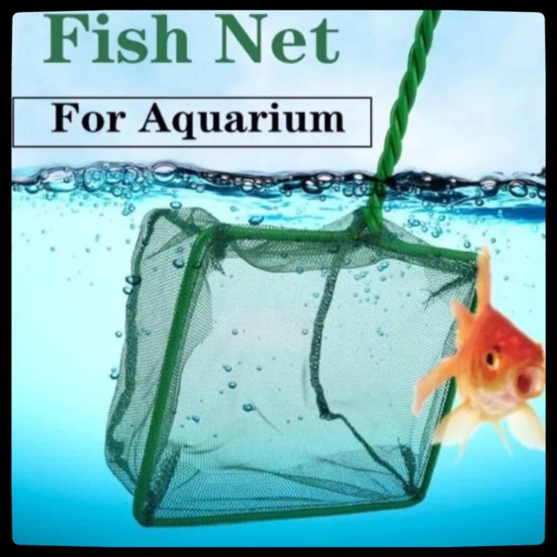 Aquarium Fish Net Green Sauk Ikan Long 3" 5" 7" 10" | Shopee Malaysia
