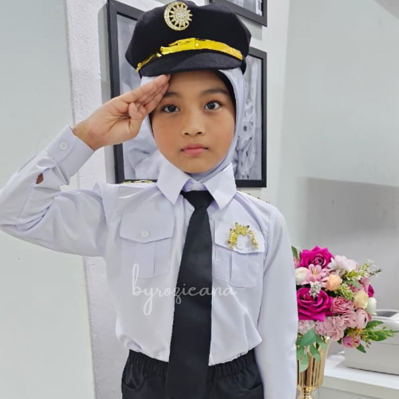 Ready Stock 🔥baju pilot juruterbang costume pilot captain flight ...