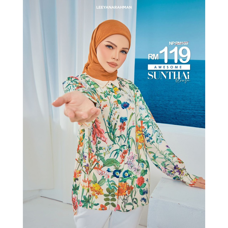 SUNTHAI BLOUSE by Leeyanarahman (Baca Description) | Shopee Malaysia