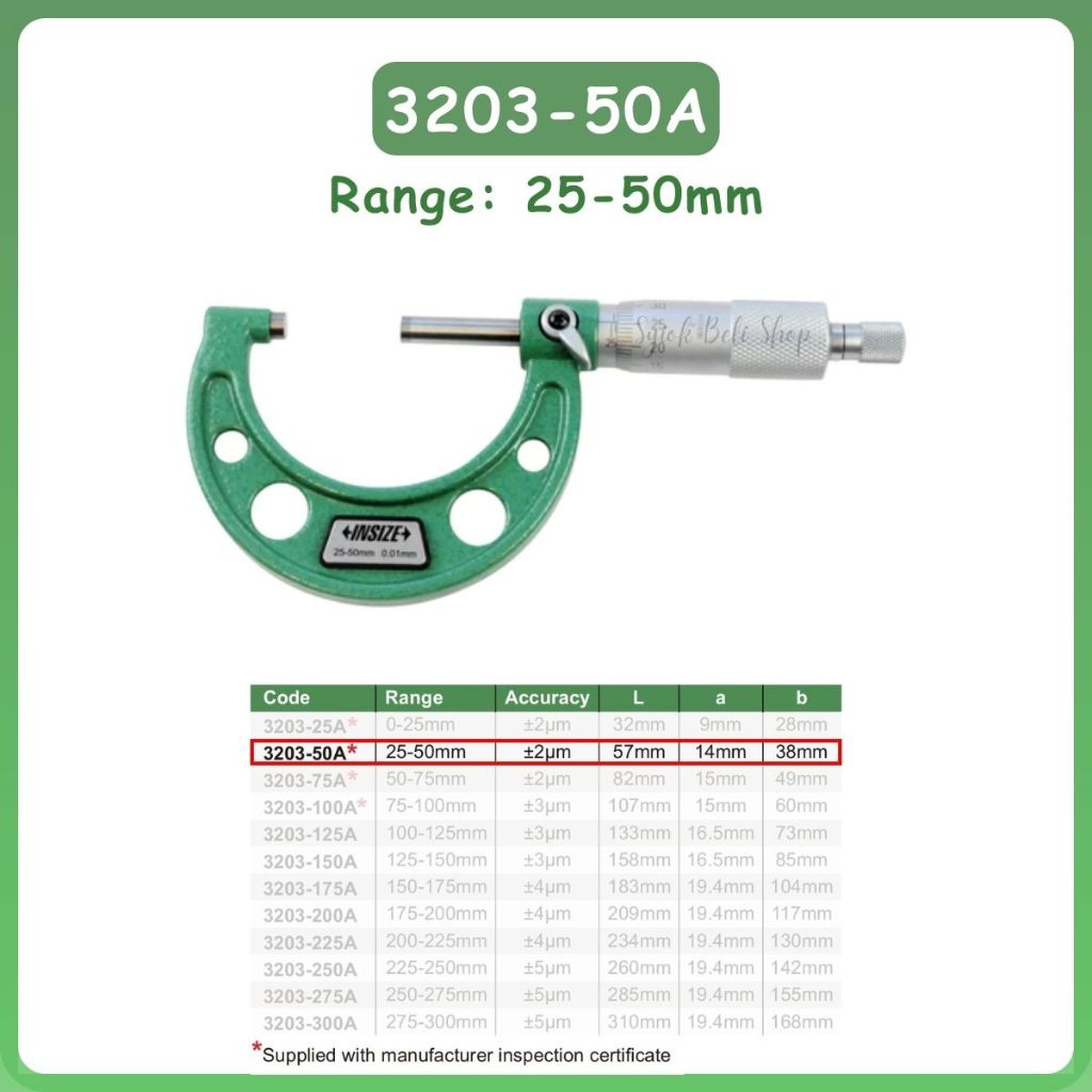 INSIZE Digital Outside Micrometer Gauge Caliper Measuring Tools Digital ...