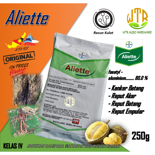 ALIETTE BAYER 250g / Kanker Durian /Kanker Batang / Reput Batang ...