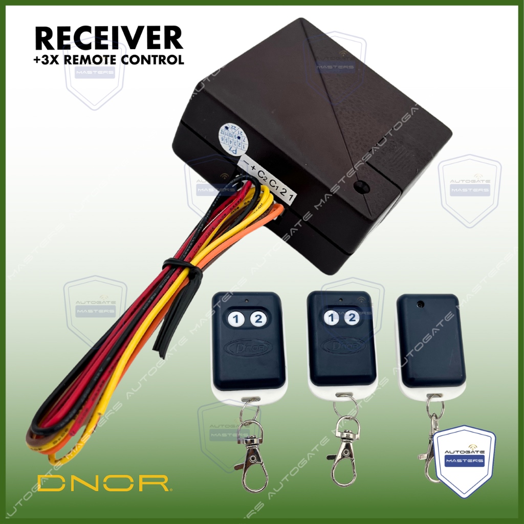 Dnor 2 channel Autogate Remote Controller 433Mhz 8 pin dip / receiver ...