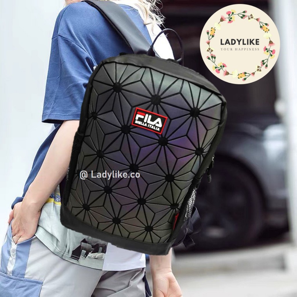 Geometric Bag Fashion Backpack Waterproof Bag Unisex Kalis Air Beg ...