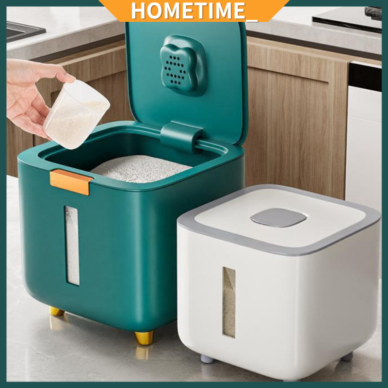 Rice Storage Box Grain Container Cereal Rice Bucket Insect and Moisture ...
