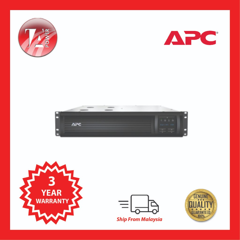 [PRE ORDER] APC SMT1500RMI2U Smart-UPS 1500VA LCD RM 2U 230V | Shopee Malaysia