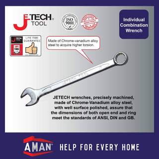 JETECH Combination Wrench Spanner Combination Spanner CRV Hand Tool ...