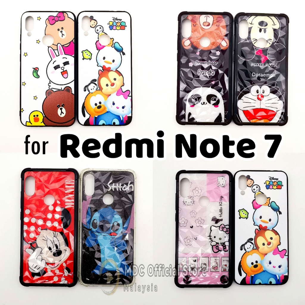 MDC Cartoon Phone Case compatible with Xiaomi Redmi Note 7 Hard Cover ...