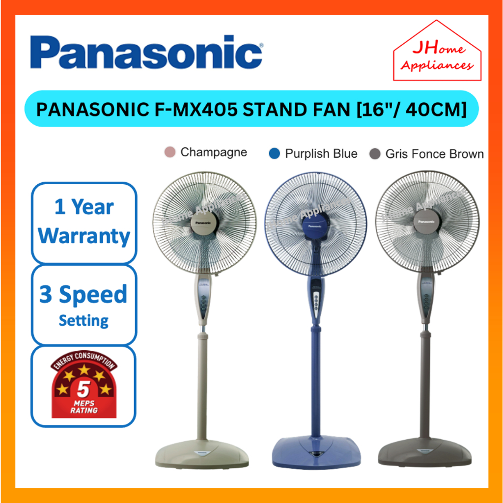 PANASONIC STAND FAN F-MX405 [40CM / 16"] ELECTRIC STAND FAN KIPAS ...
