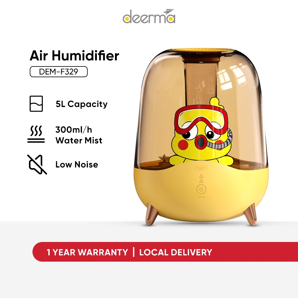 Deerma Cartoon Little Yellow Duck Air Humidifier F329 | Shopee Malaysia