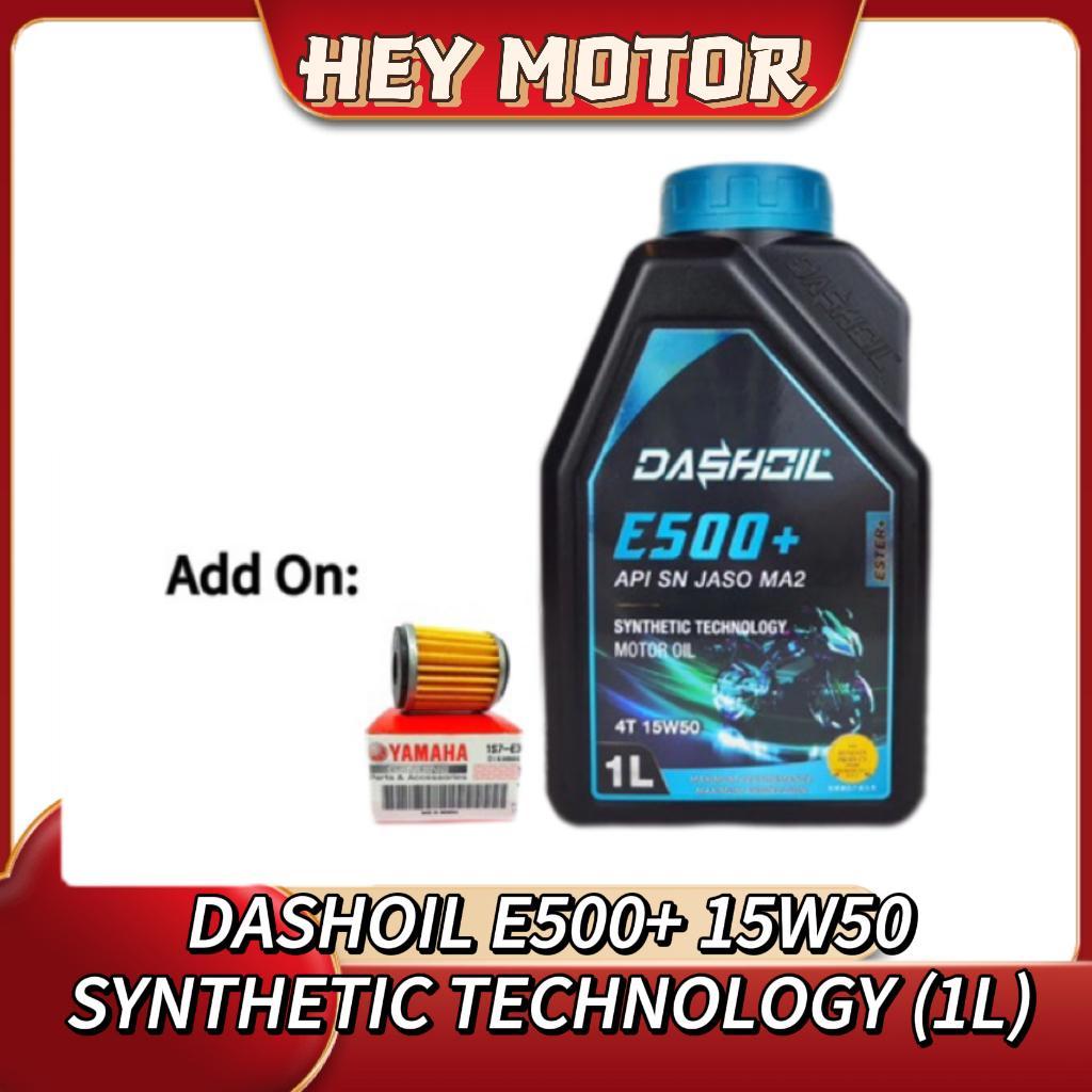 DashOil Ester+ E500+ 4T 15w50 1L Semi Synthetic SN Motorcycle Engine ...