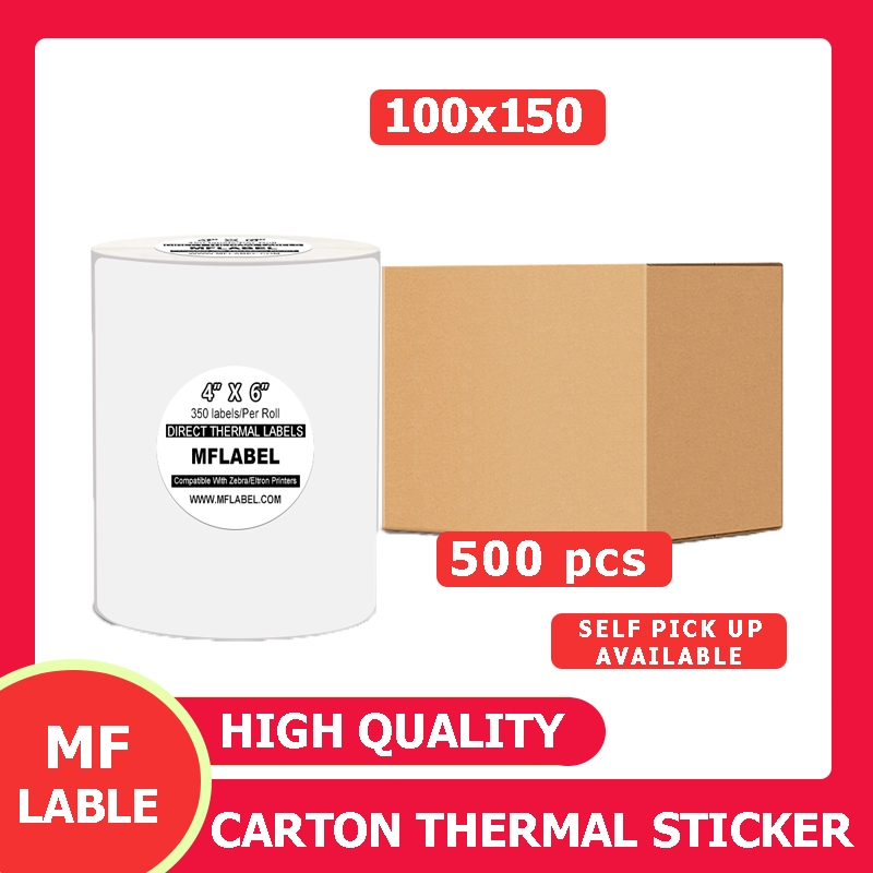 SJPACK Thermal Sticker A6 350PCS/500PCS 100*150mm High Quality ...