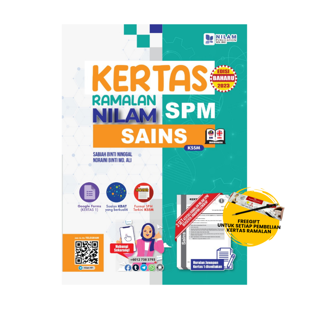 NILAM Kertas Ramalan SPM Sains KSSM (2023) | Shopee Malaysia