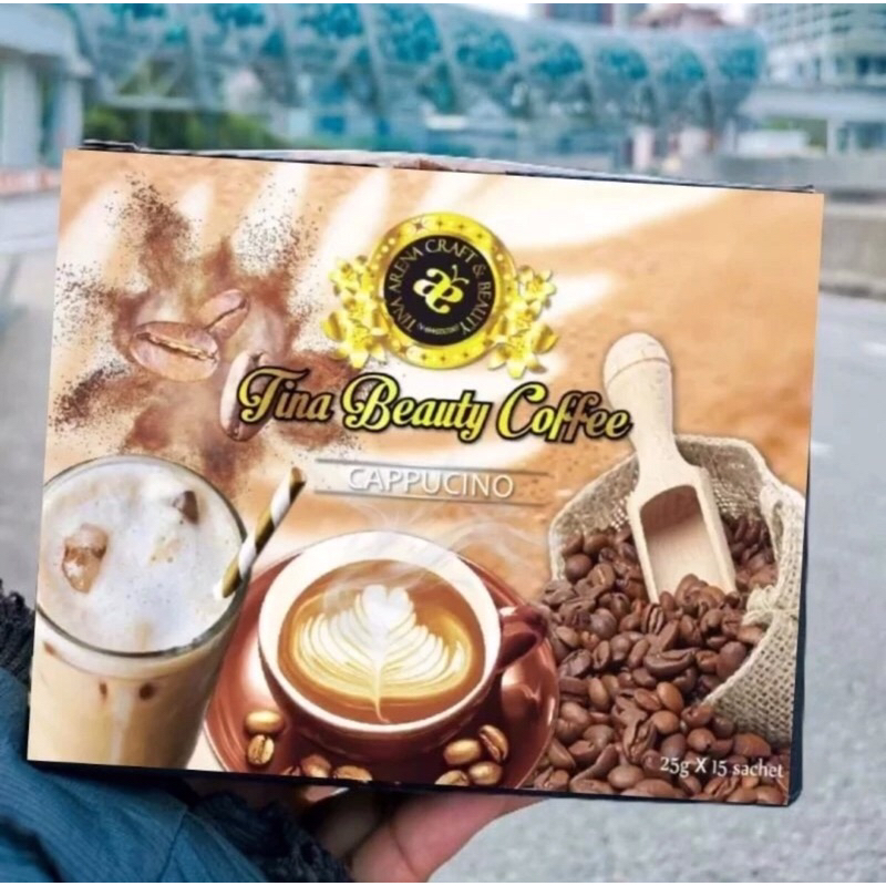 TINA BEAUTY COFFEE CAPPUCCINO (kopi kurus) | Shopee Malaysia