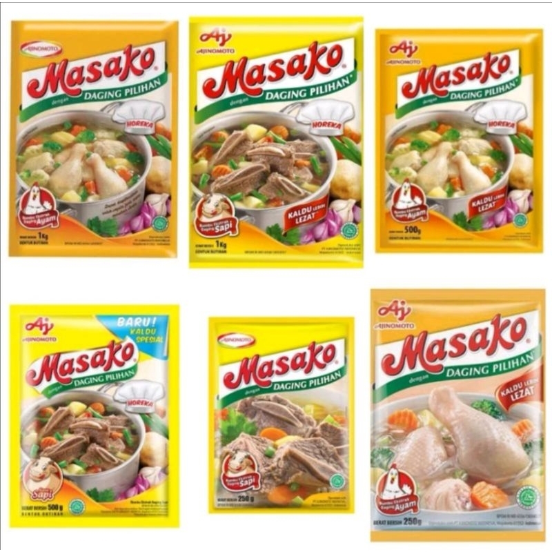 💥READY STOCK💥 MASAKO RENTENG- MASAKO 250gr, 500gr, 1kg BUMBU KALDU ...