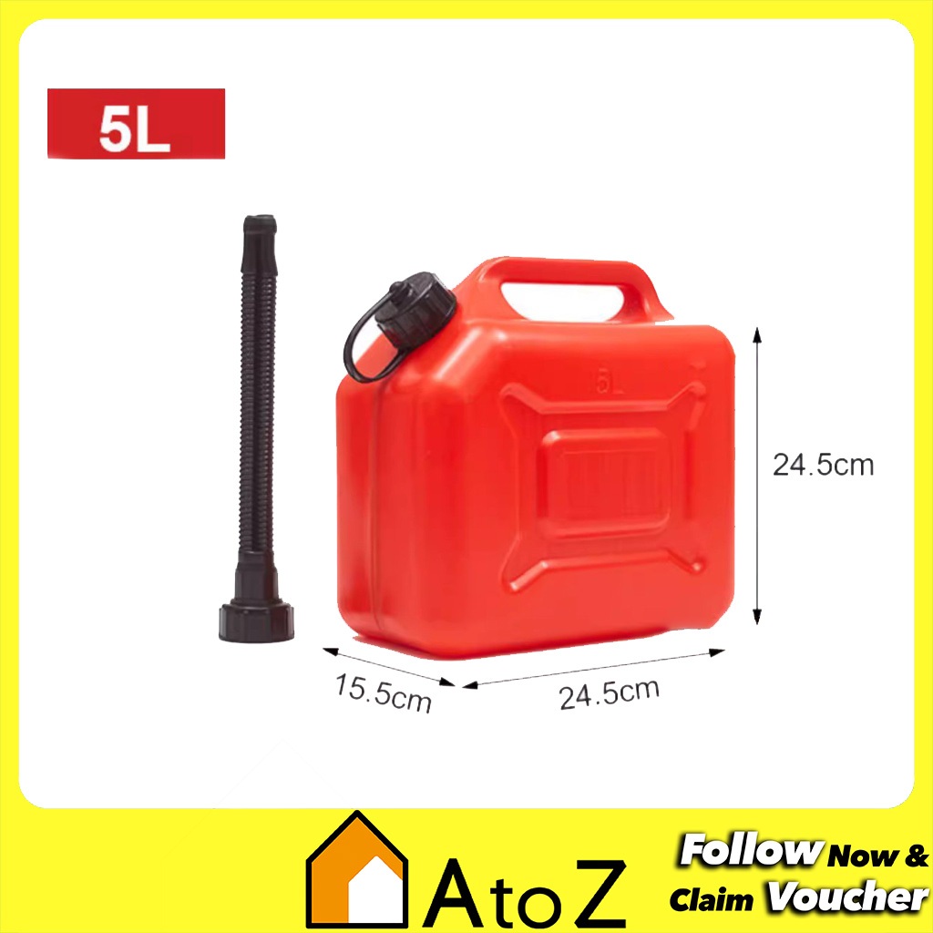HDPE Tong Minyak Petrol Spare Fuel Tank Bottle Petrol Gasoline Oil Tank ...