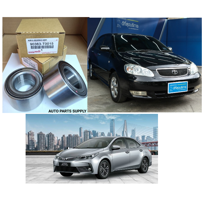 Front Wheel Bearing Toyota Altis 2003-2018 ZZE ZRE / Wish ANE ZNE ZGE ...