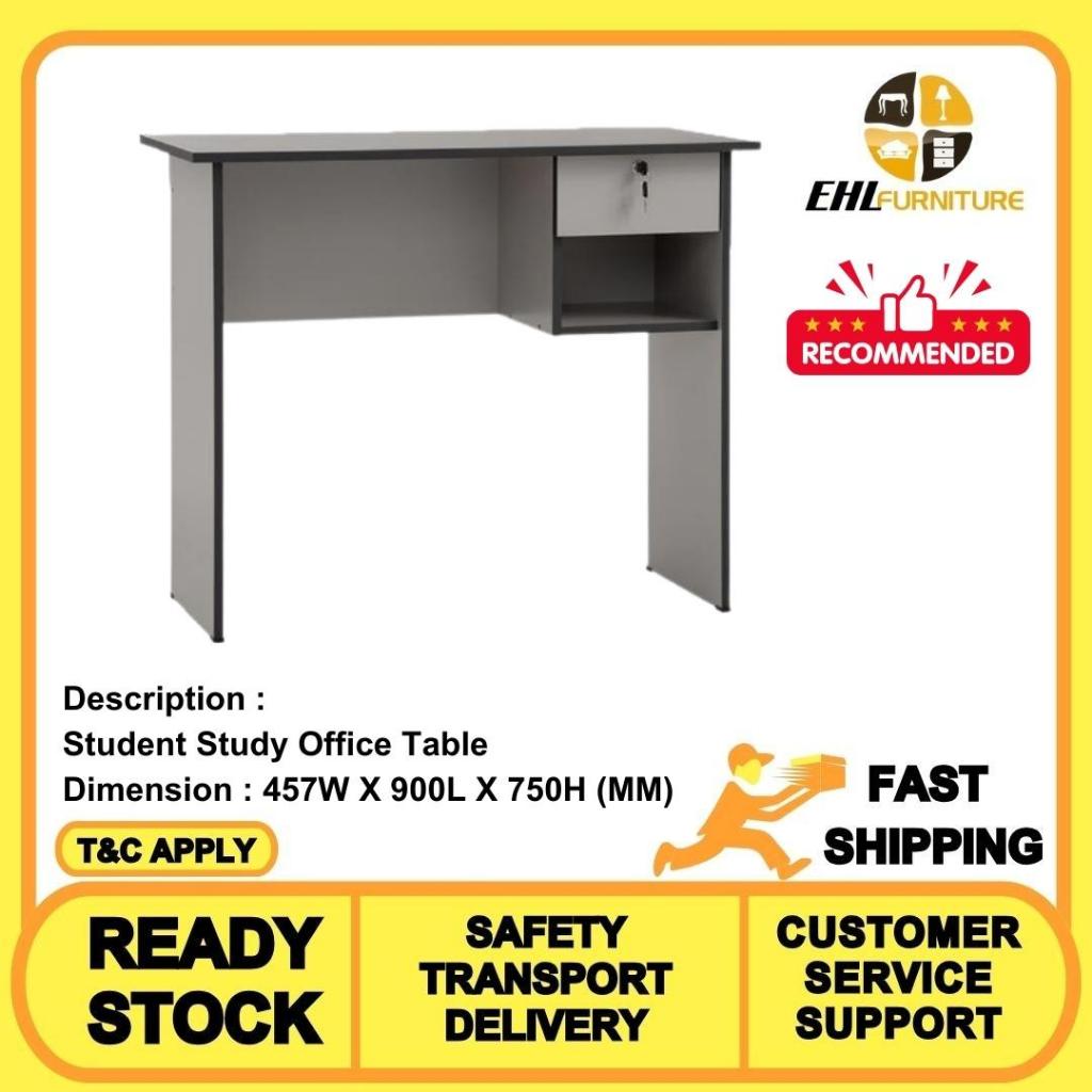 EHL FURNITURE Study Table Office Table 1 drawer with Lock 3ft / Writing ...